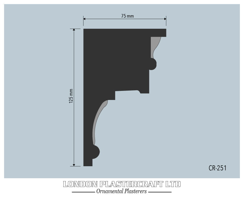CR 251 Regency Cornice/Coving - All Cornices, Regency Mouldings (1812-1820) & Other Cornices ...
