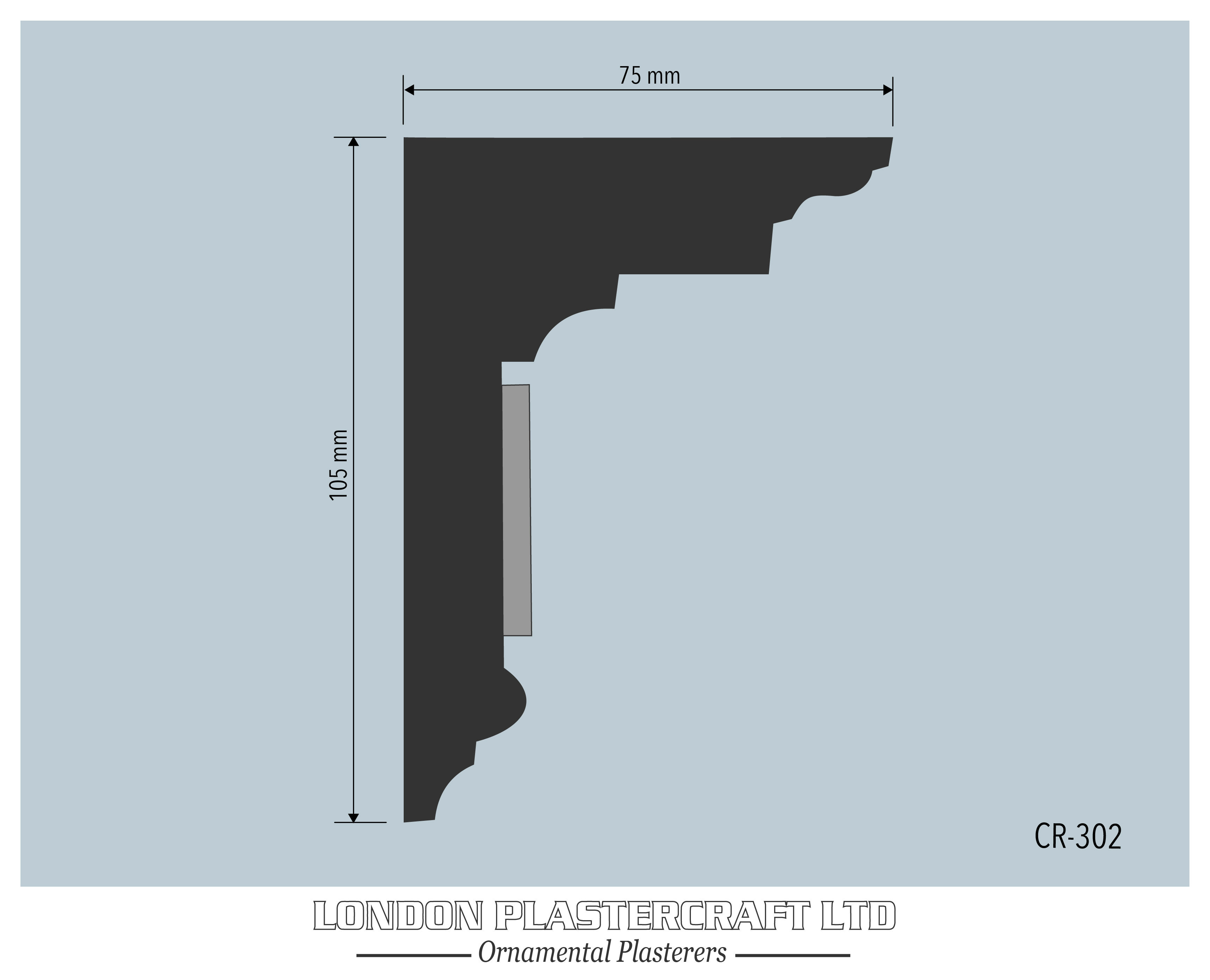 CR 302 Georgian Cornice/Coving - All Cornices, Georgian Cornices (1714 ...