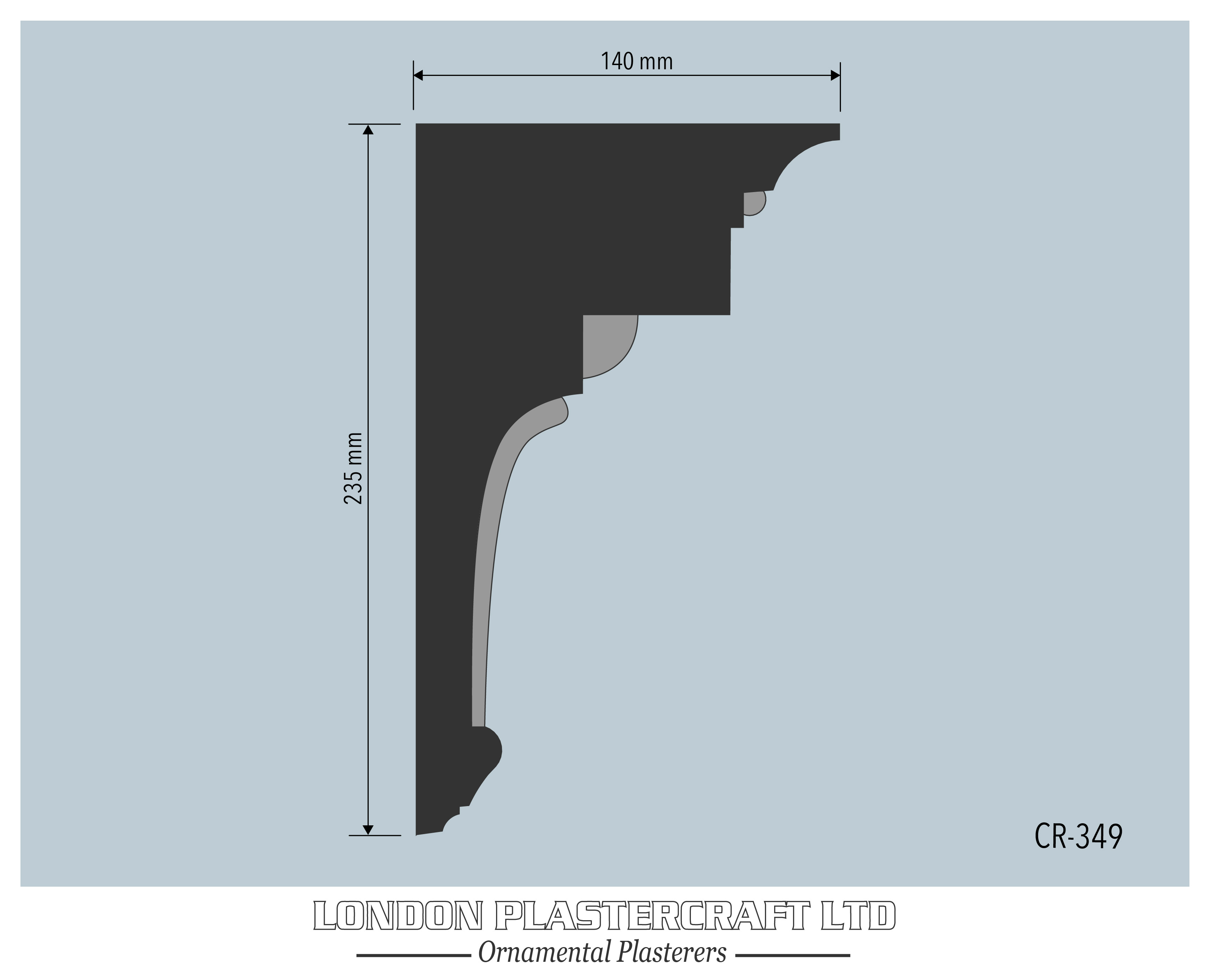 CR 349 Georgian Cornice/Coving - All Cornices, Georgian Cornices (1714 ...