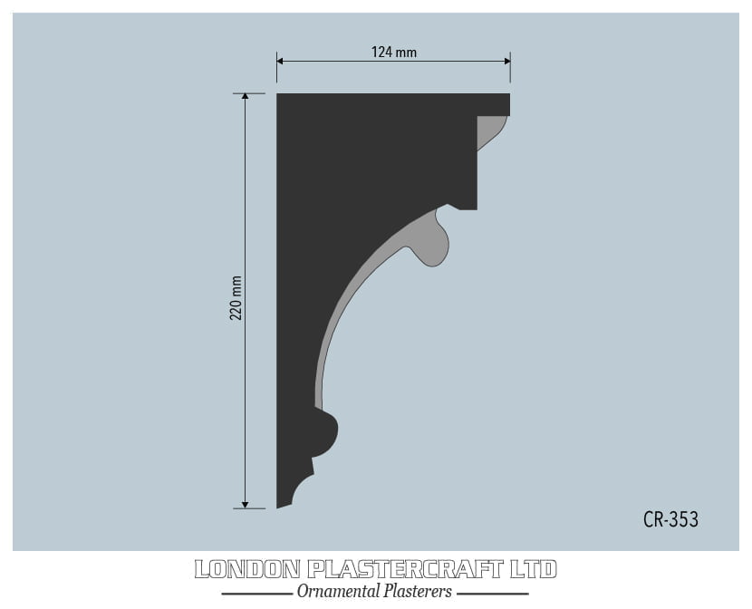 CR 353 Regency Cornice/Coving - All Cornices, Regency Mouldings (1812 ...
