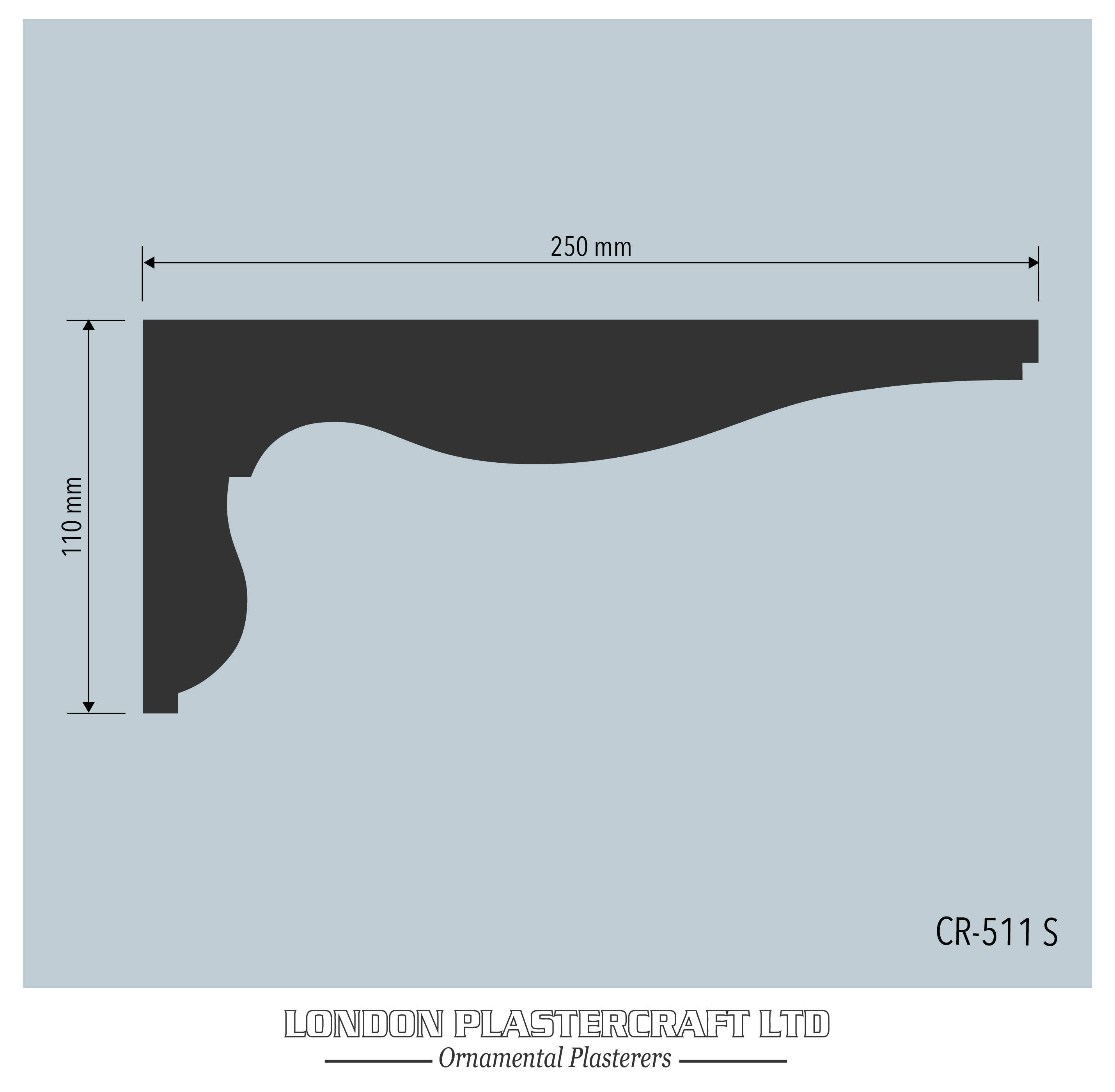 CR 511 S Contemporary Cornice/Coving - All Cornices, Contemporary ...