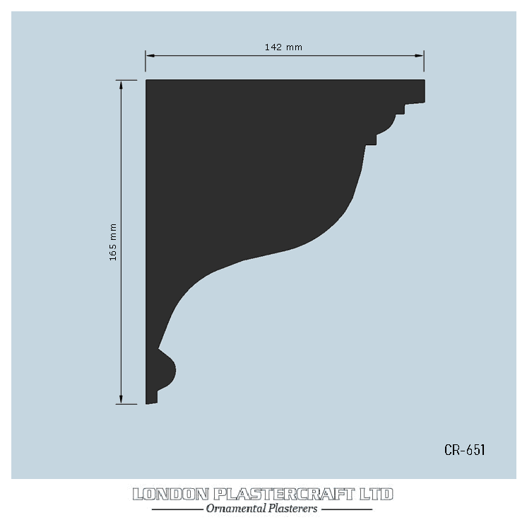 CR 651 Plain Cornice/Coving - All Cornices, Plain Cornices - London ...